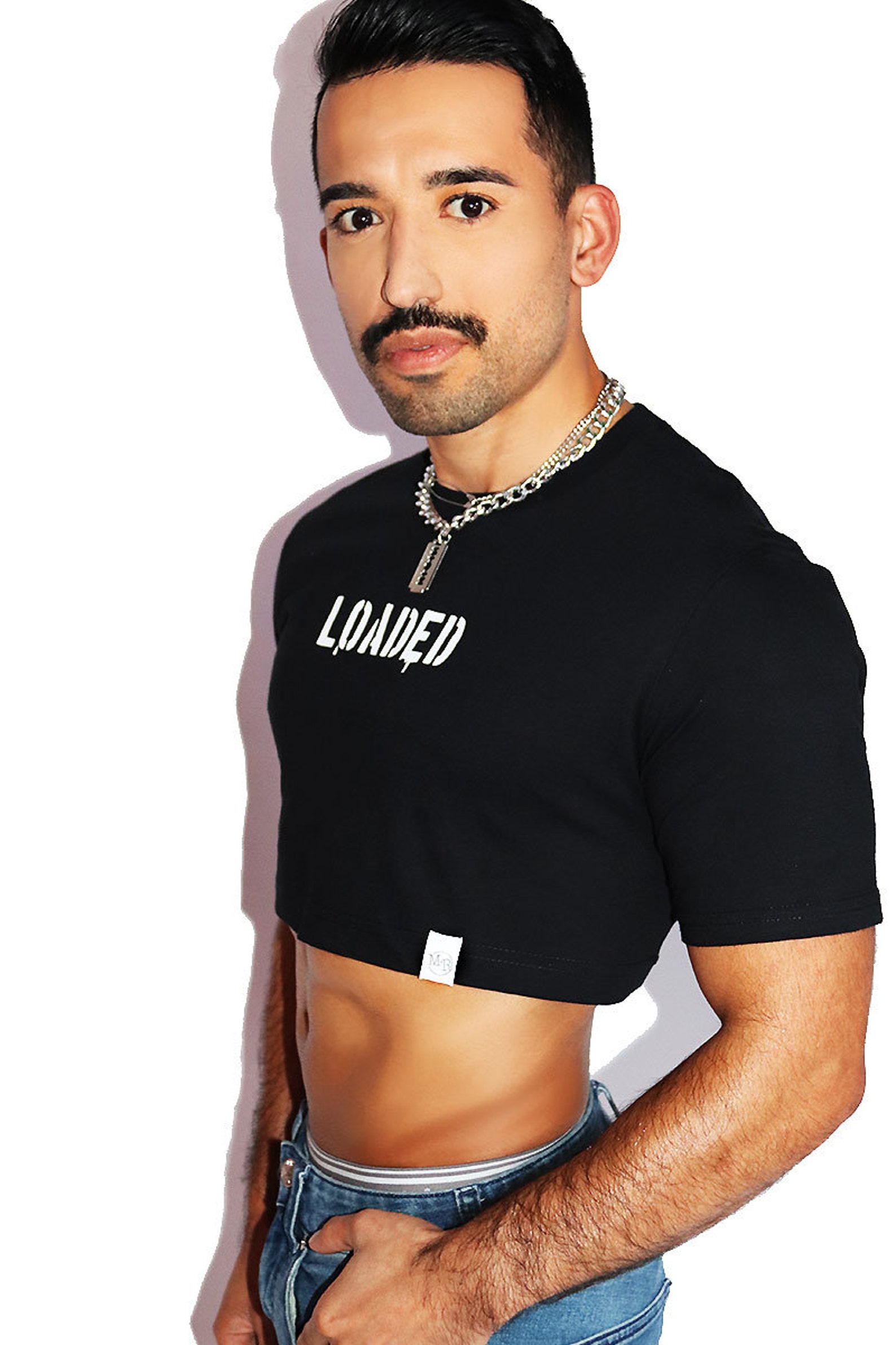 Loaded Extreme Crop Tee-black - Etsy