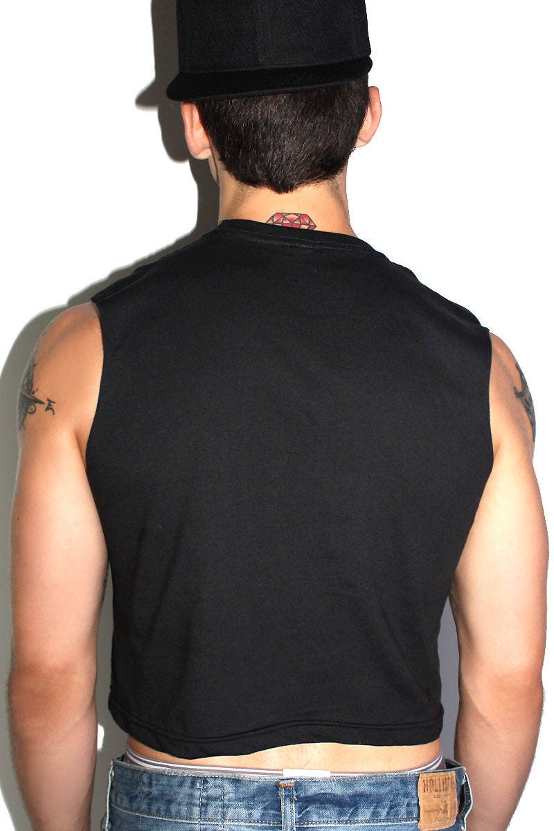 Marekrichard BEEF Crop Tank-black - Etsy
