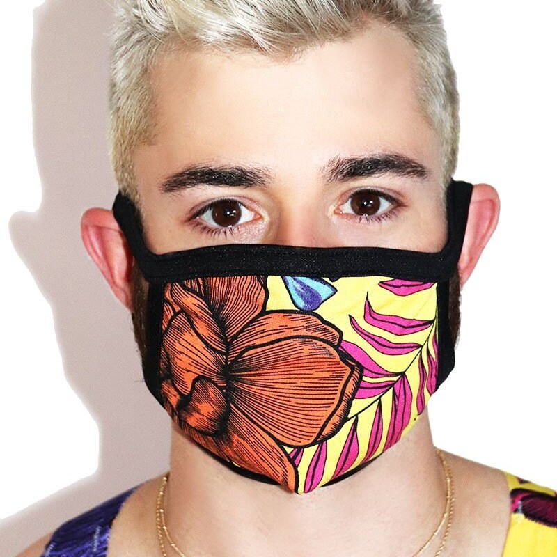 Tropical Face Mask - Etsy