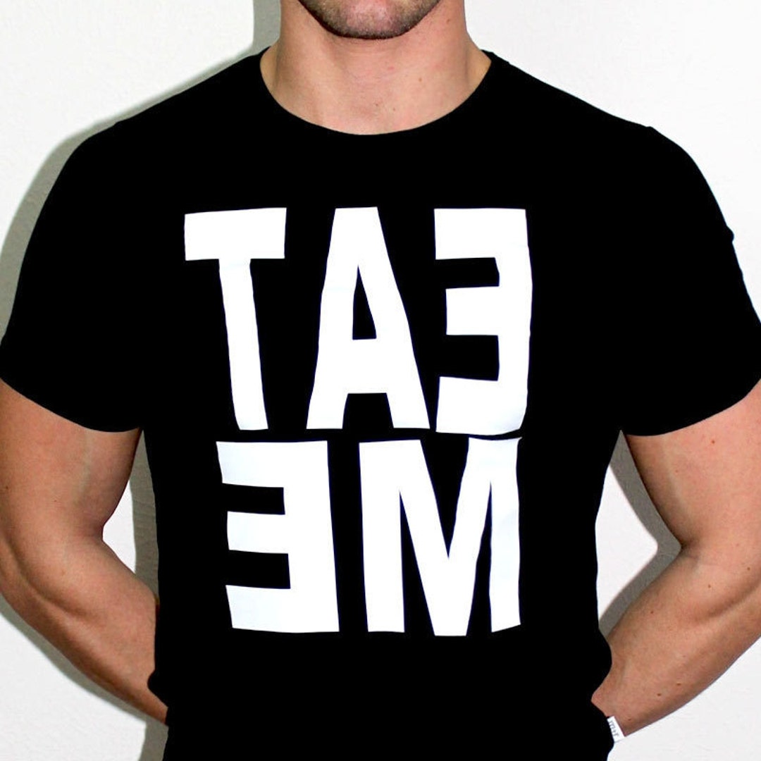 Marek+richard Eat Me Tee-eat Me- Black - Etsy
