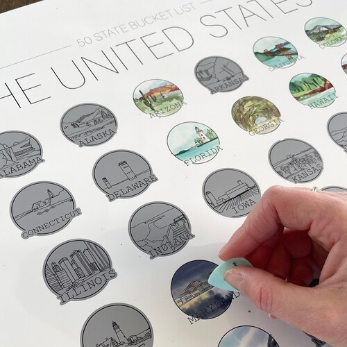 World Travel Scratch off Bucket List Adventure Awaits - Etsy