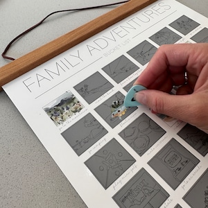 Family Adventure Scratch off Bucket List | Inspiring Activity Poster ...