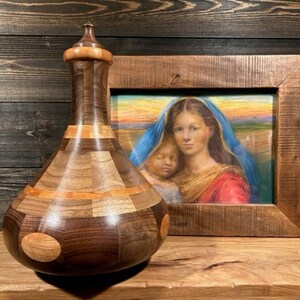 Genie Bottle Urn for Ashes - Custom Wooden Cremation Urn - Artistic ...