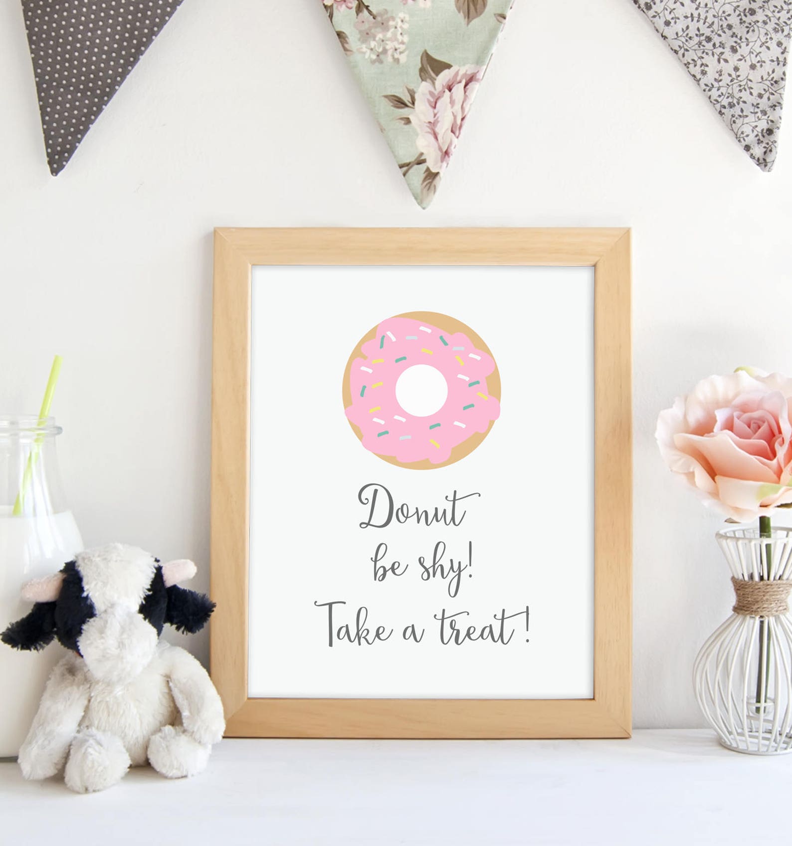 Dessert Party Sign. Printable Party Sign. Donut Party Decor. Donut Sign ...