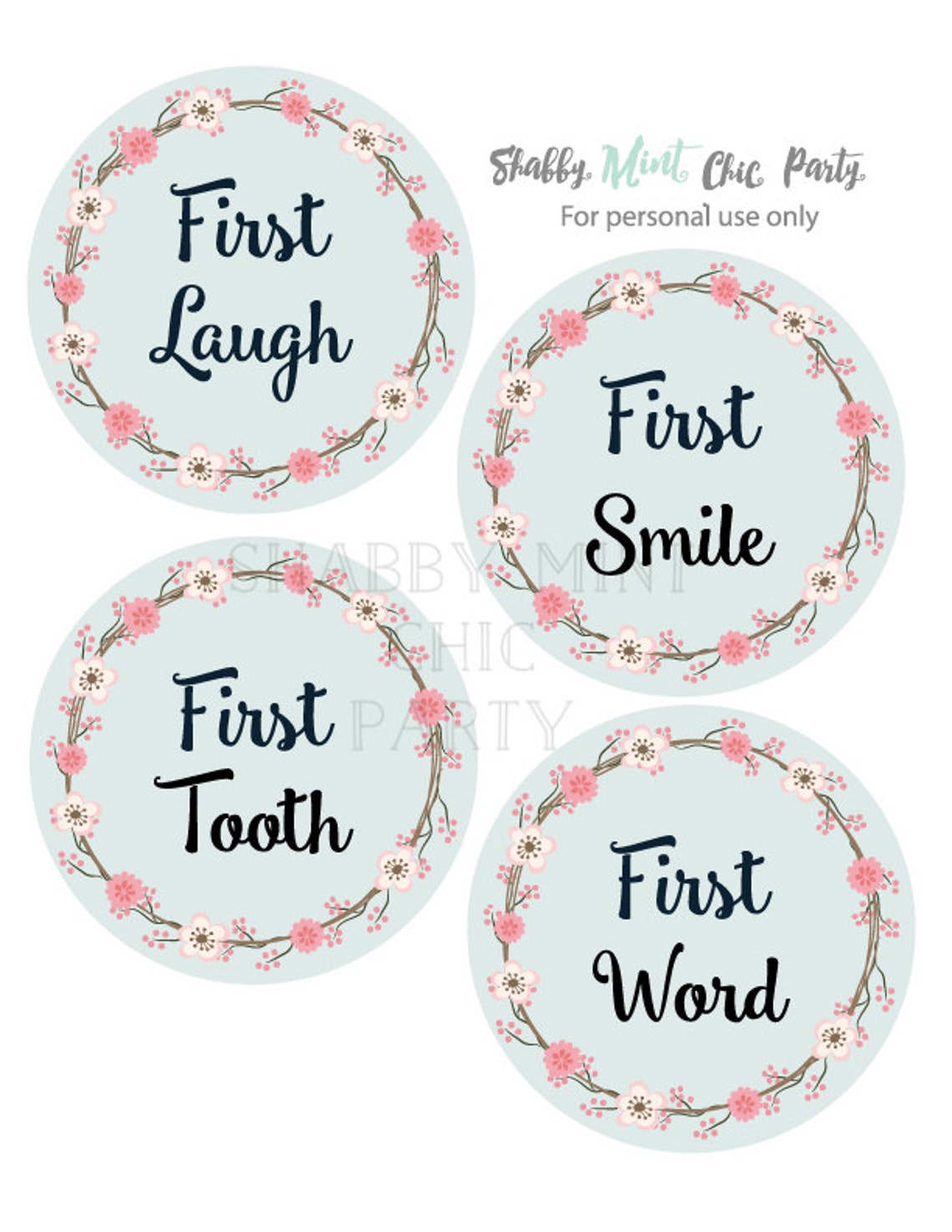 Baby's First Milestones. Baby Milestone Cards. Milestone | Etsy