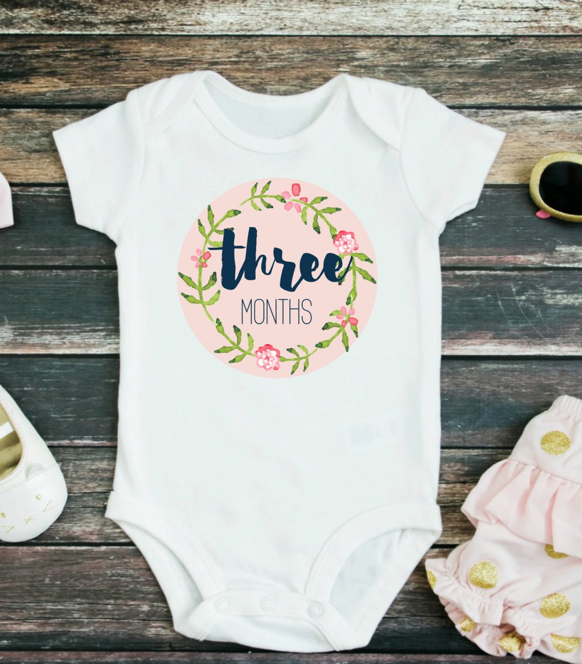 Printable.baby Milestone Stickers. Baby Monthly Stickers Diy. - Etsy