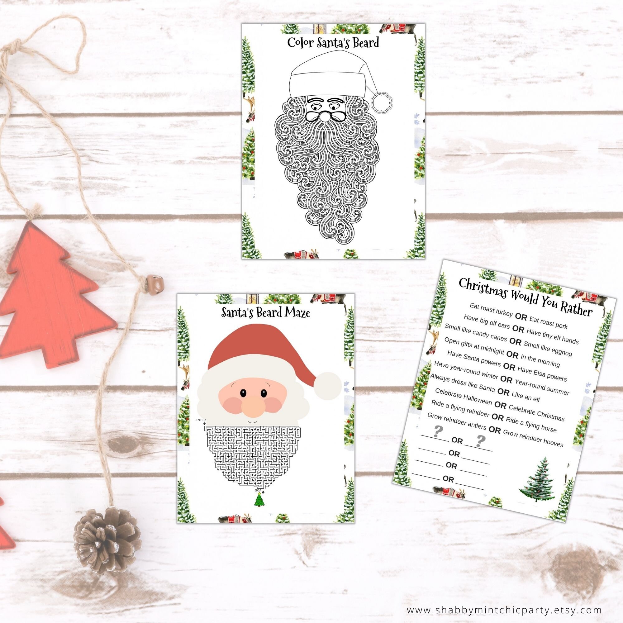 DIGITAL DOWNLOAD 13 Printable Christmas Activity Bundle - Etsy