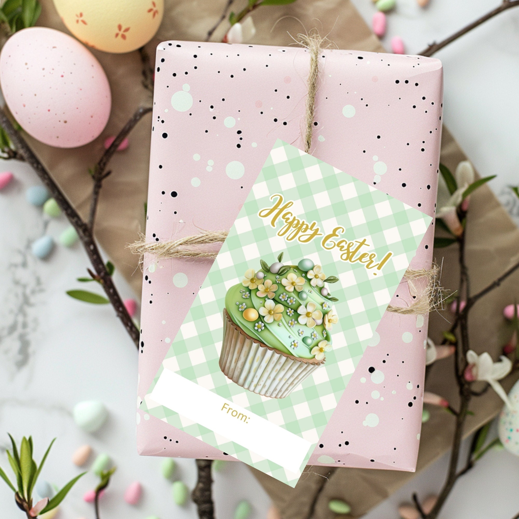 PRINTABLE Easter Gift Tags, Easter Favor Tag, Print at Home Gift Tags ...
