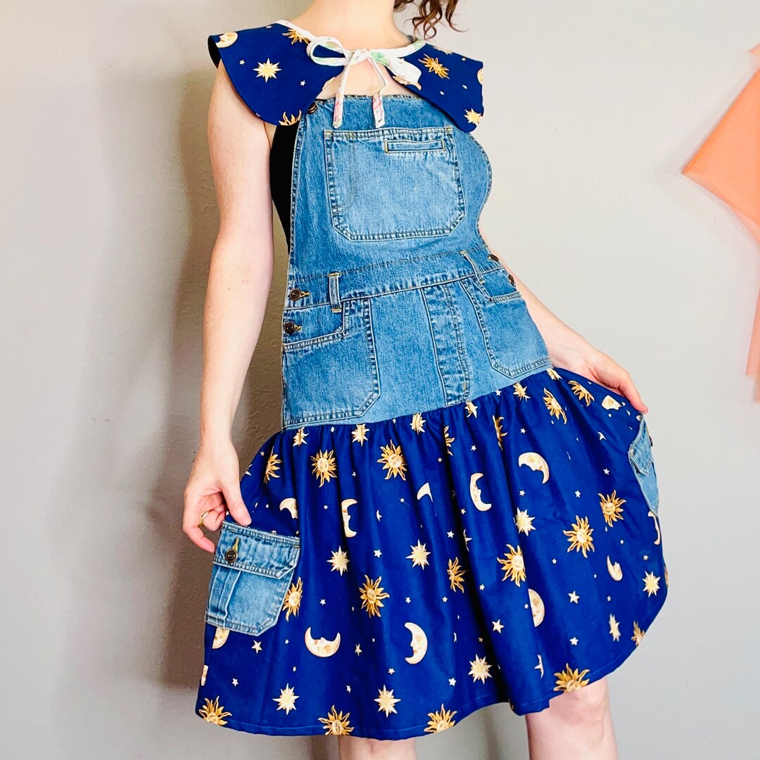 Celestial Overalls and Collar - Etsy