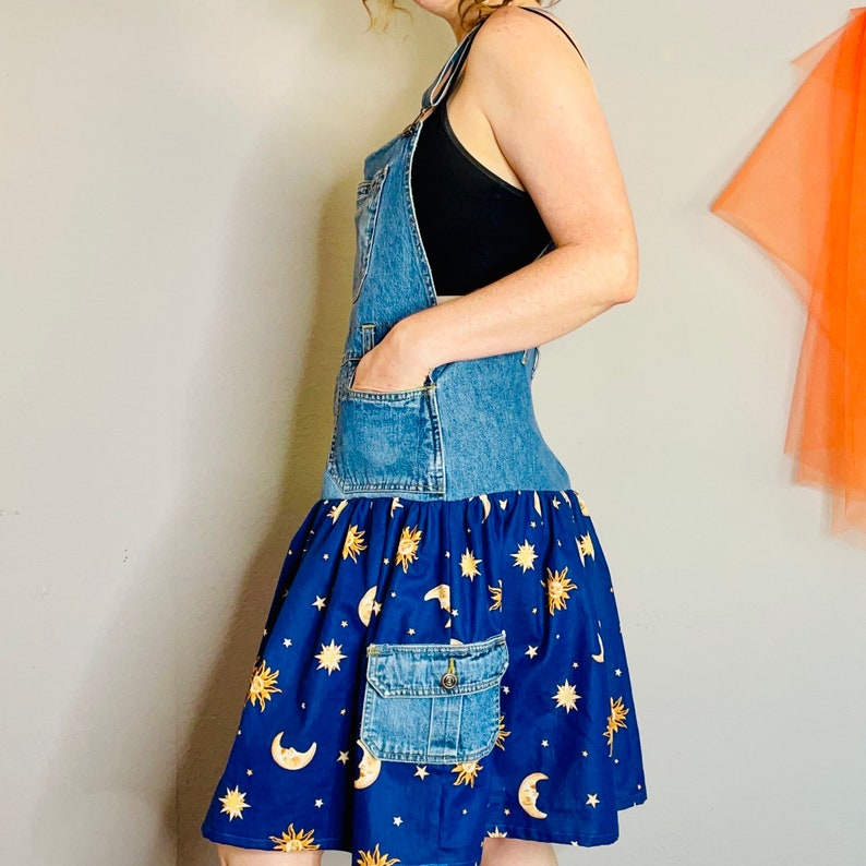 Celestial Overalls and Collar - Etsy