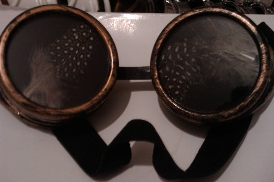 COPPER Steam Punk Goggles Hand Customised FREE UK Delivery - Etsy