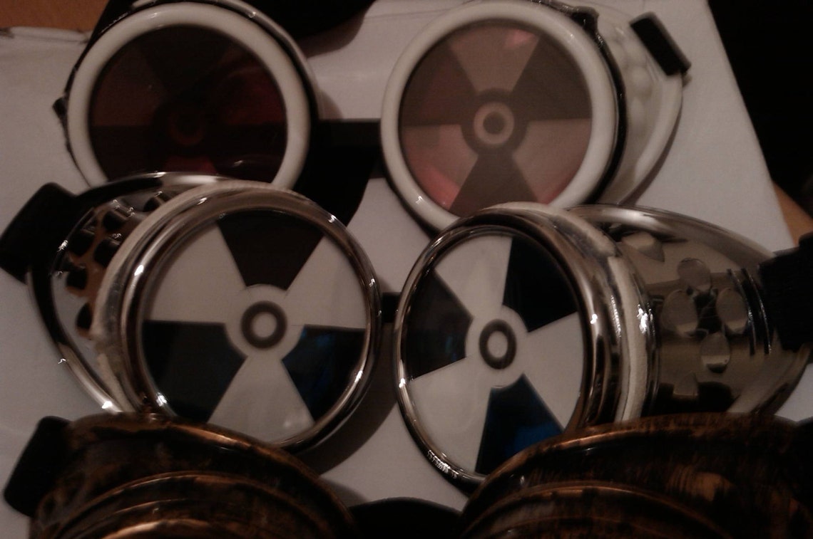 BRASS Steam Punk Goggles Hand Customised FREE UK Delivery - Etsy