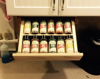 Under Cabinet Spice Rack (500+ Under Cabinet Spice Rack) | Etsy