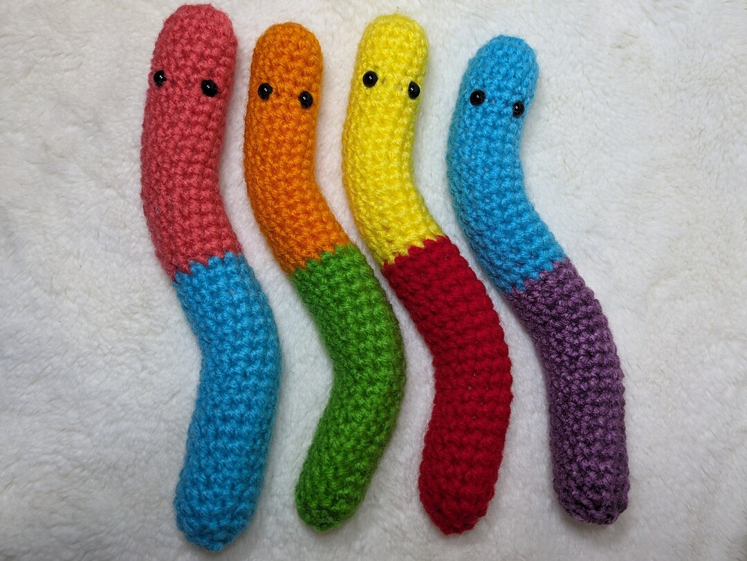 Gummy Worm Plush - Etsy