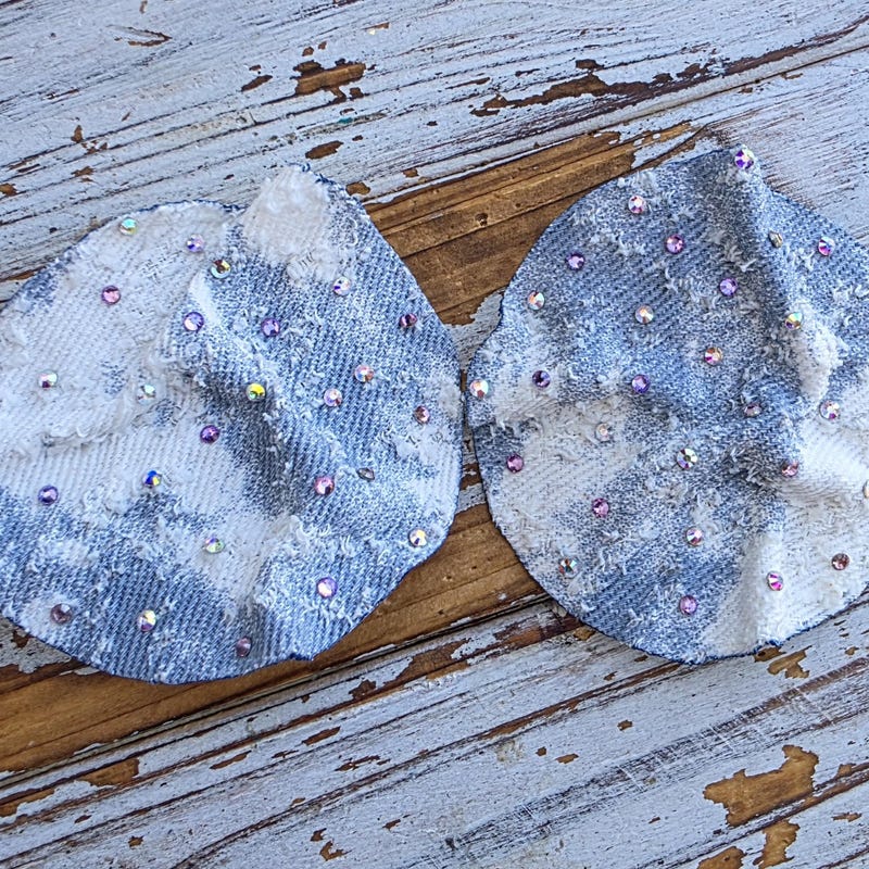 Stud Denim Fabrics - Etsy
