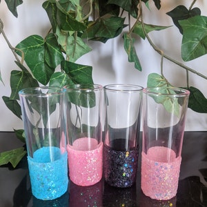 Personalized Glitter Shot Glass, Custom Birthday Gift - Etsy