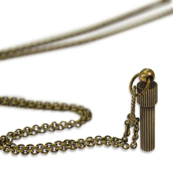 Secret Note Necklace - Etsy