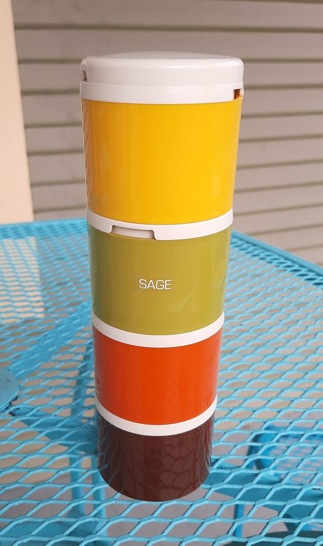 Vintage Tupperware Stackable Spice Shakers - Etsy