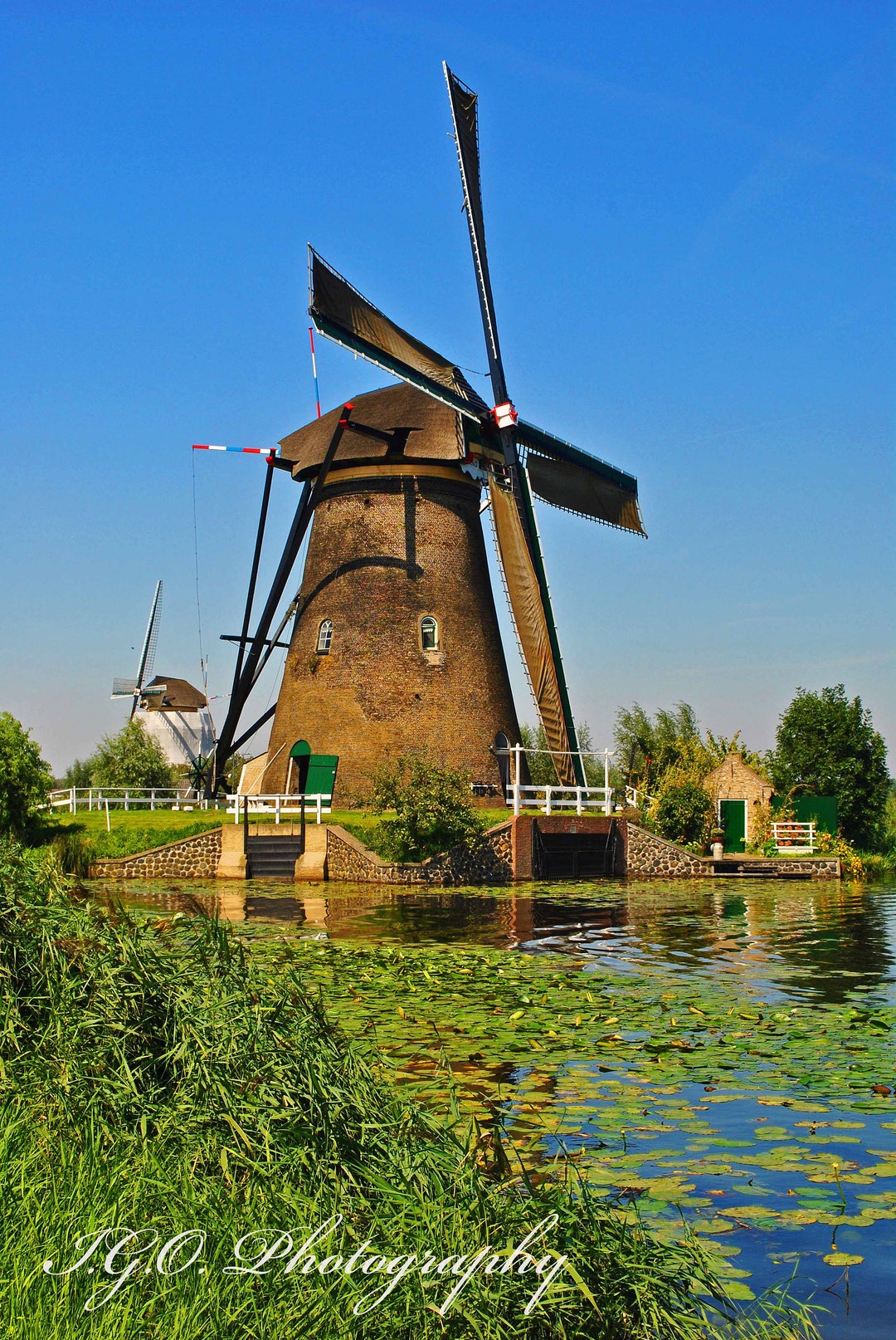 Kinderdijk,holland,netherlands,windmill Photography,canals,water Reflection,home Decor,wall Art ...