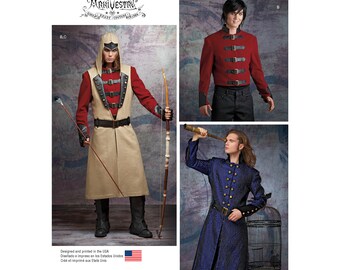 Long Vest Coat Pattern - Etsy