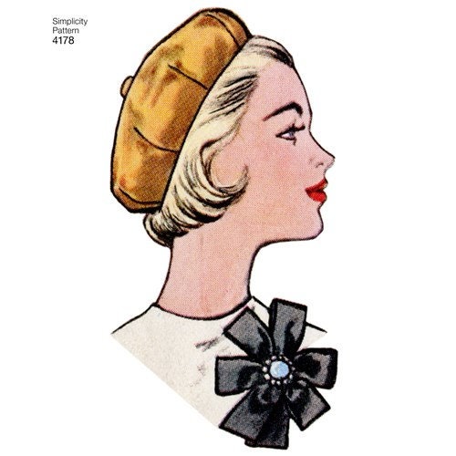Simplicity 4178 Sewing Hat Patterns Misses' Pillbox - Etsy
