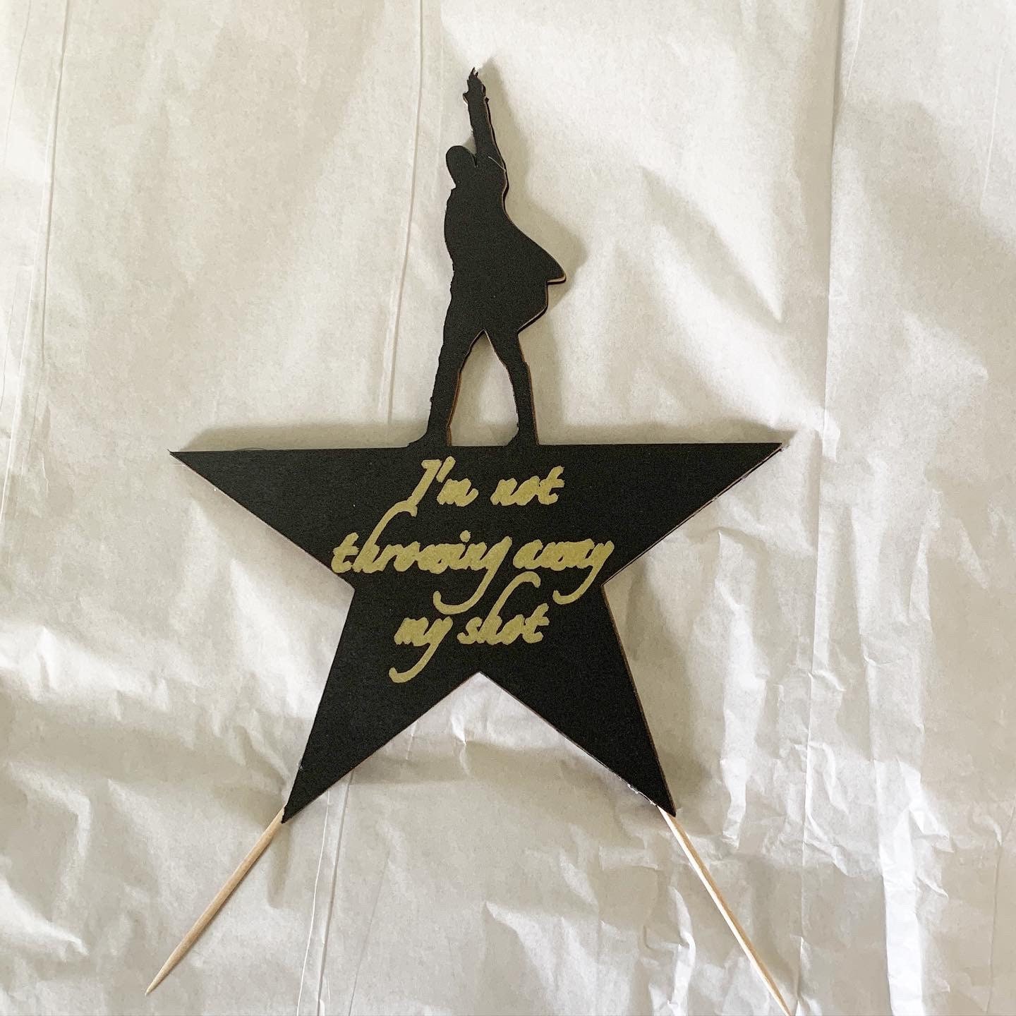 Hamilton Cake Topper - Etsy