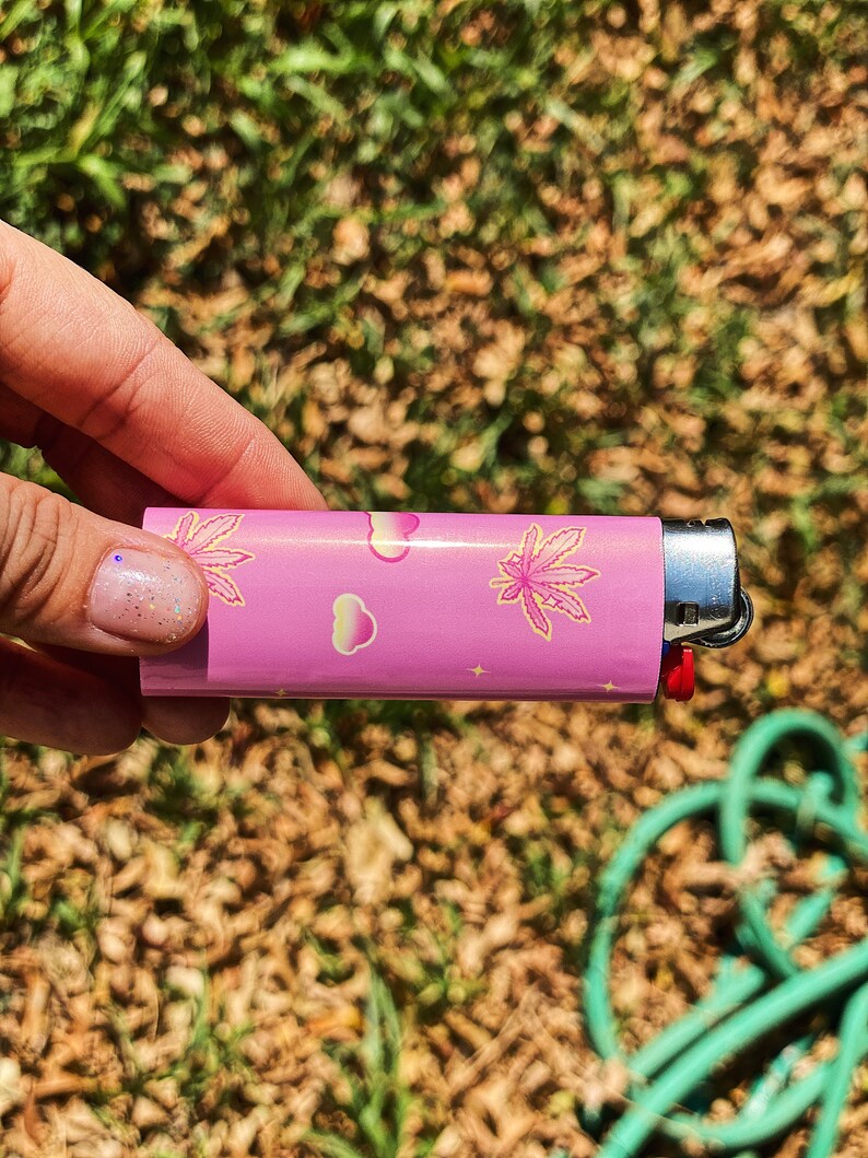 2 Pack Cute Pink Stoner Lighter Wraps Wrap Only Bic - Etsy