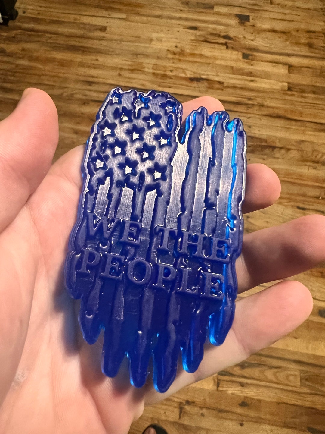 3D Printed Custom We the People Emblem - Etsy
