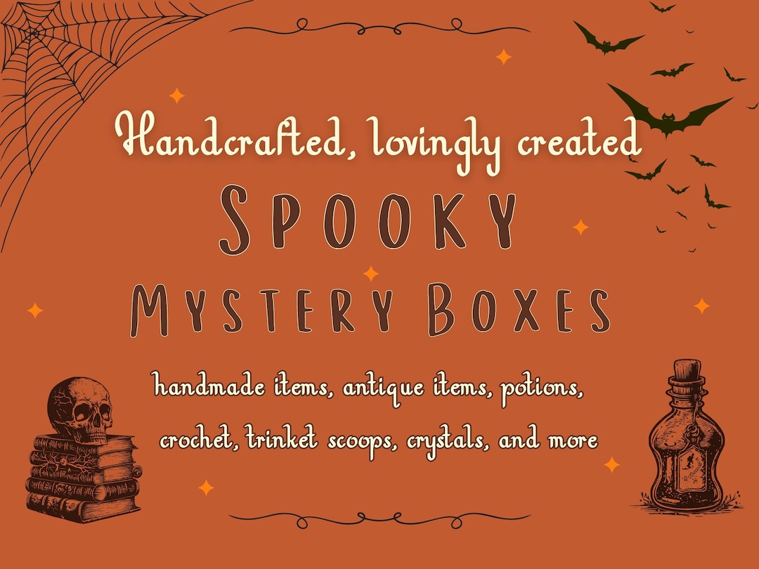 Spooky Mystery Box - Handmade, Lovingly Created and Curated Spooky ...
