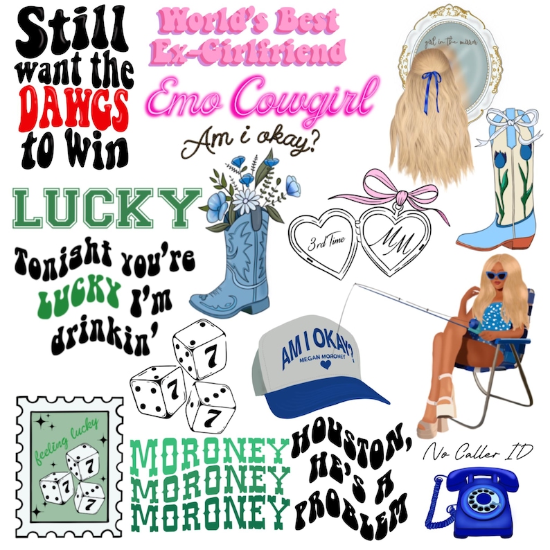 Megan Moroney SVG/ PNG Bundle - Etsy