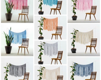 Macrame valance | Etsy