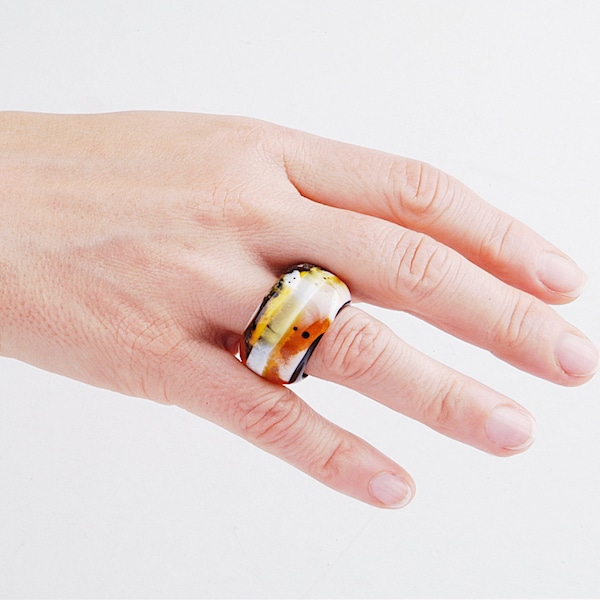 Tortoise Shell Rings - Etsy