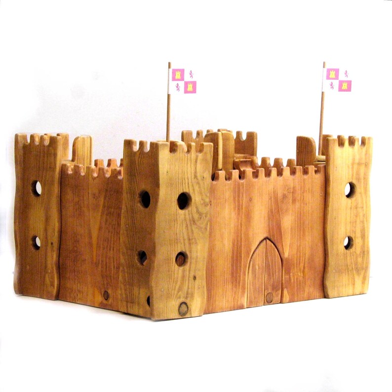Handmade Wooden Castle | Etsy