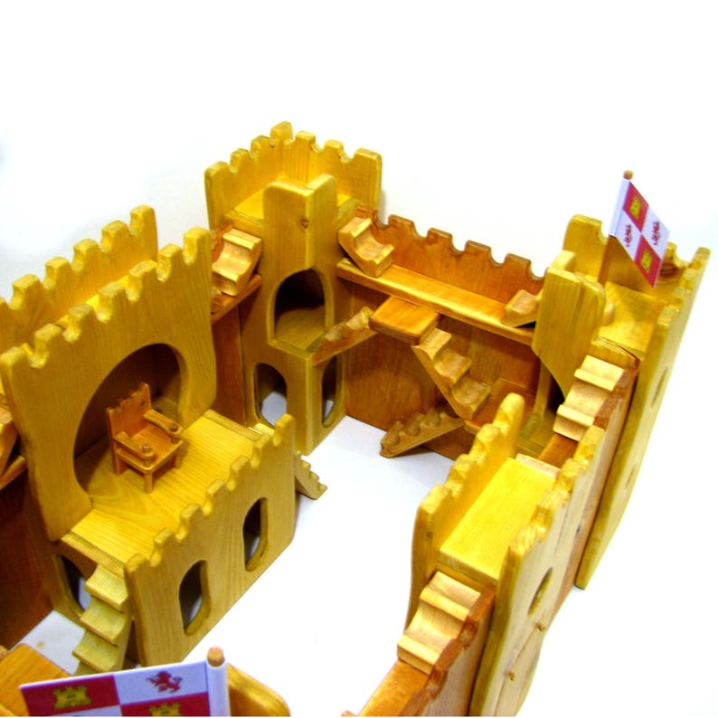 Handmade Wooden Regal Castle | Etsy