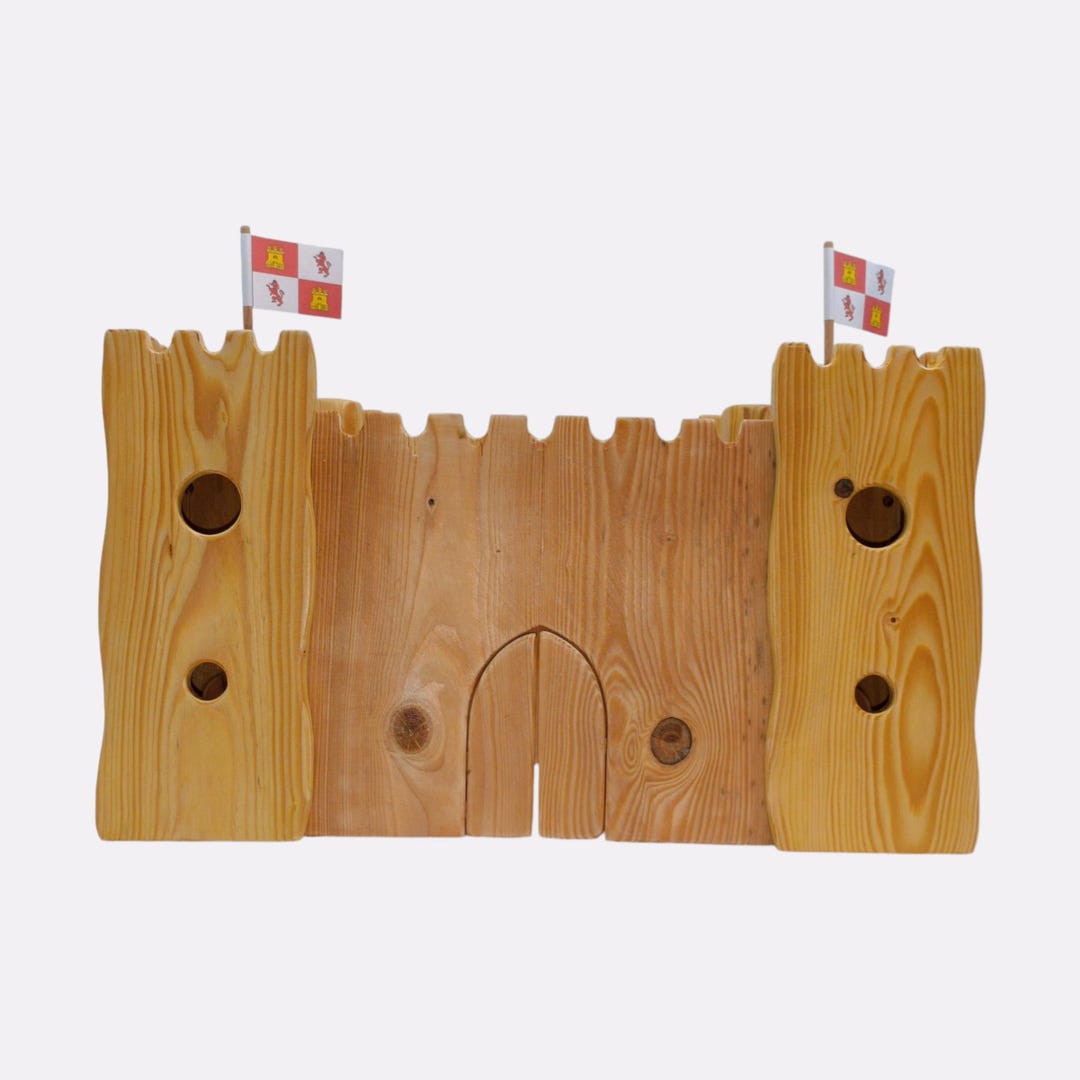 Handmade Wooden Castle - Etsy