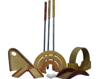 Golf Set Obstacles-bright Colours - Etsy