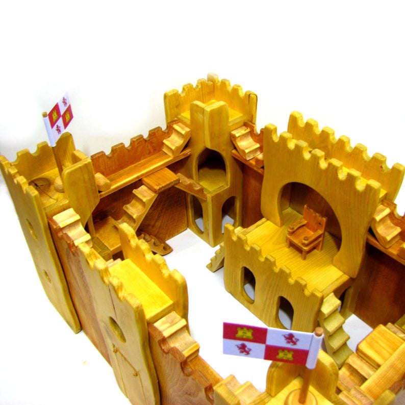 Handmade Wooden Regal Castle | Etsy