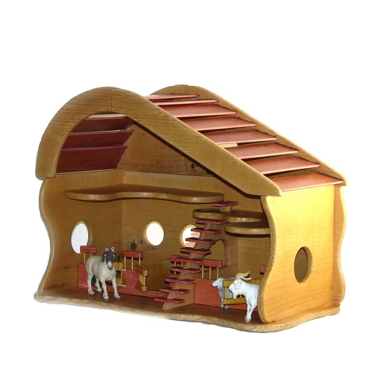 Wooden Stable, Toy Barn - Etsy