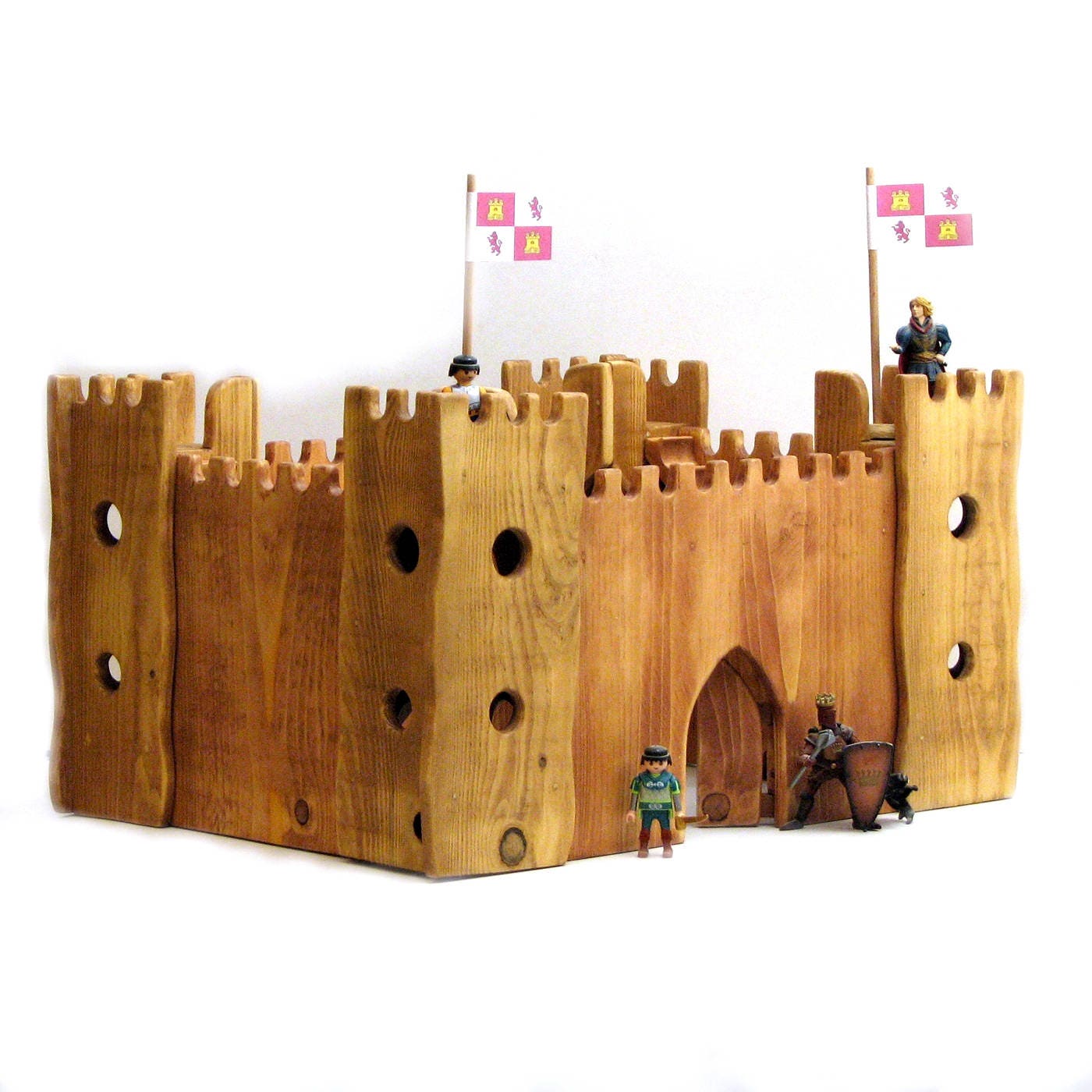 Handmade Wooden Castle | Etsy