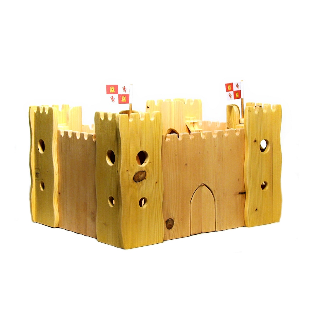 Handmade Wooden Castle - Etsy
