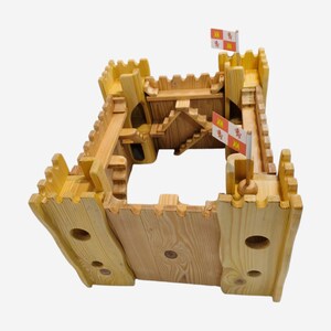 Handmade Wooden Castle - Etsy