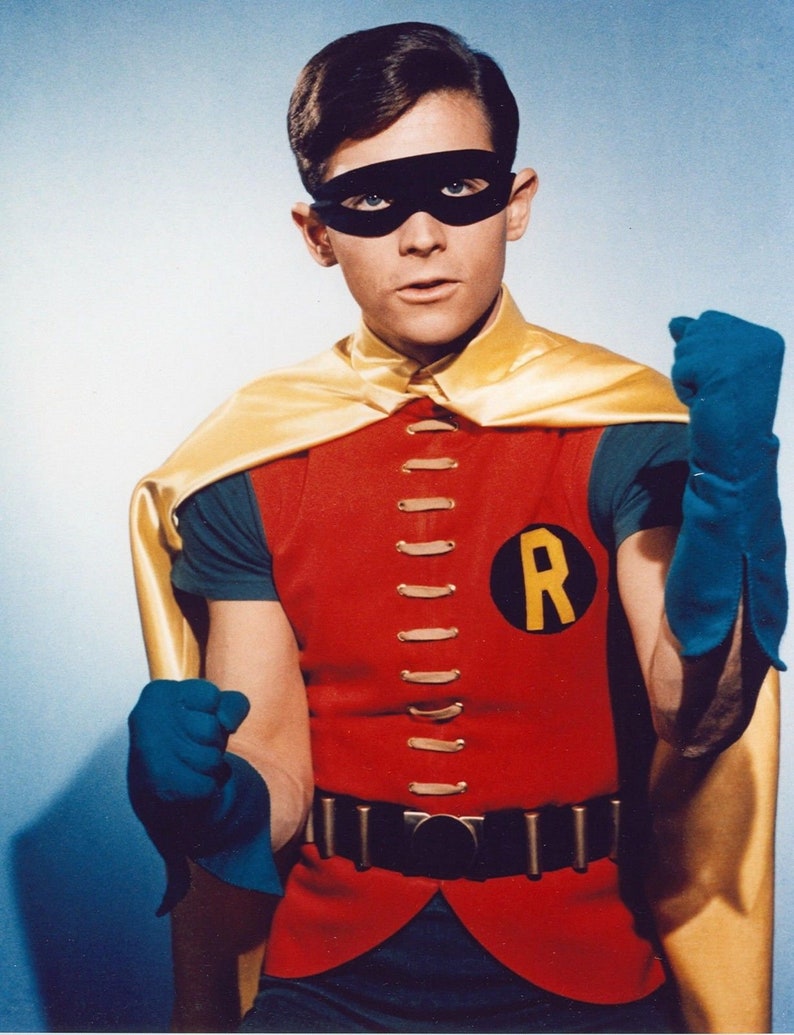 Burt Ward as ROBIN the Boy Wonder PHOTOGRAPH ..... star of | Etsy