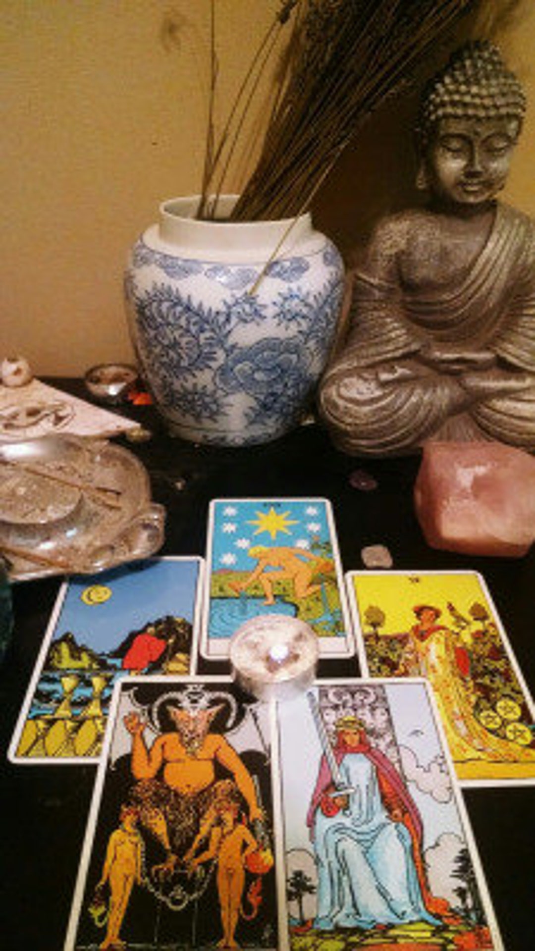 Pentagram Tarot Card Reading - 5 Cards - Elemental Guides. Understand ...