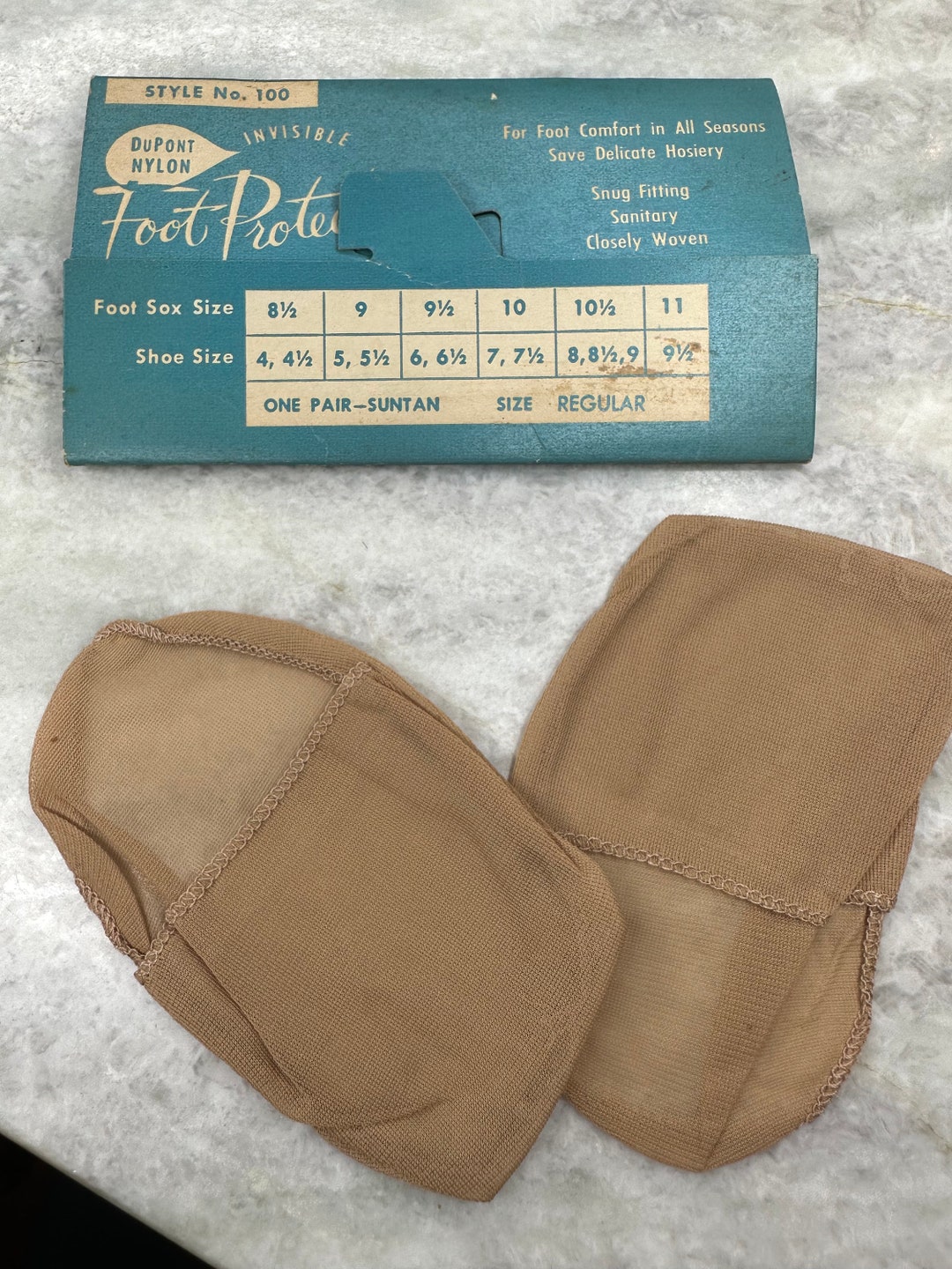Vintage Dupont Nylon Invisible Foot Protectors 1970s Foot Cover - Etsy