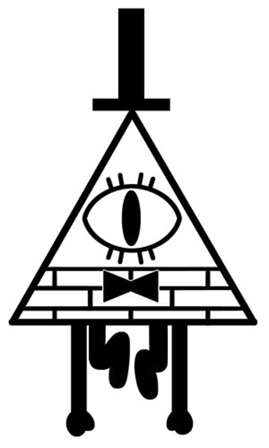 Gravity Falls Bill Cipher Vinyl Decal gold Holo - Etsy Australia