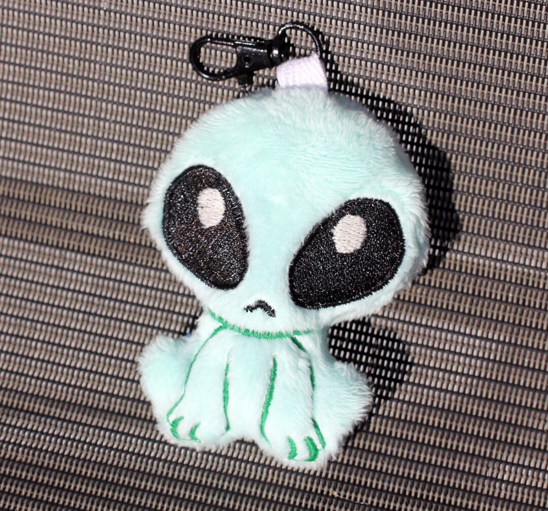 Baby Alien Plush Keychain Handmade - Etsy