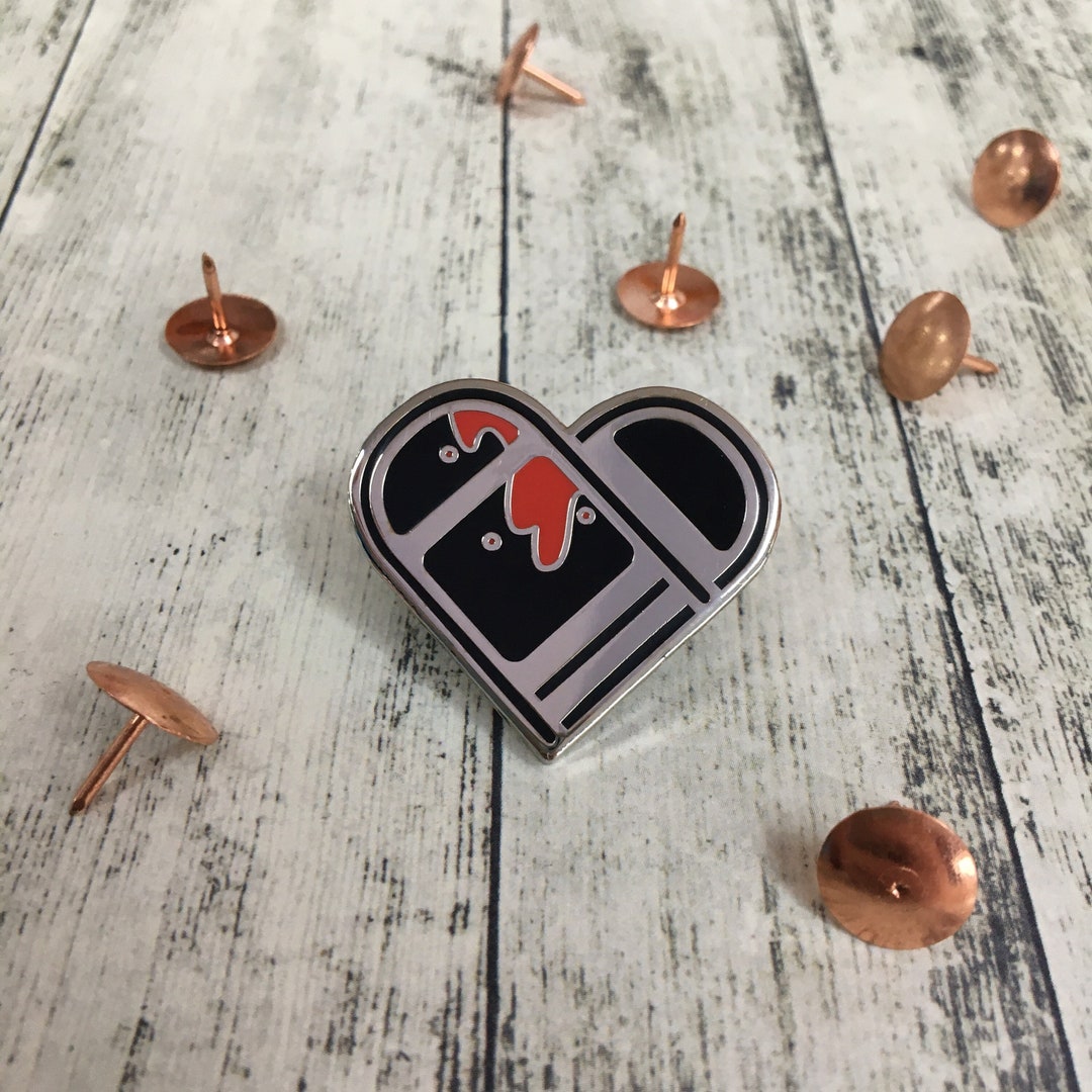 Hardcore Heart - Wrestling Hard Enamel Pin - Etsy