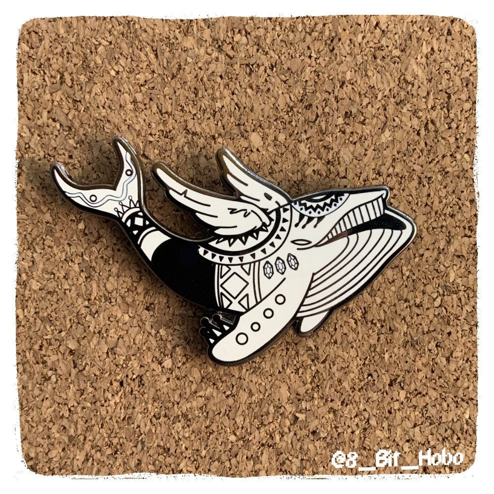 Wind Fish Hard Enamel Pin | Etsy