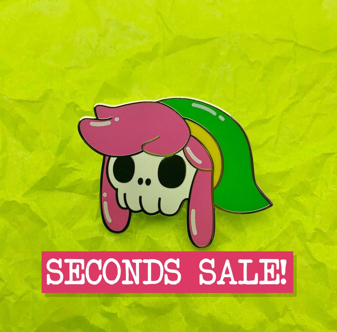 Seconds Sale! Link Skull Enamel Pin (the Legend of Zelda) - Etsy