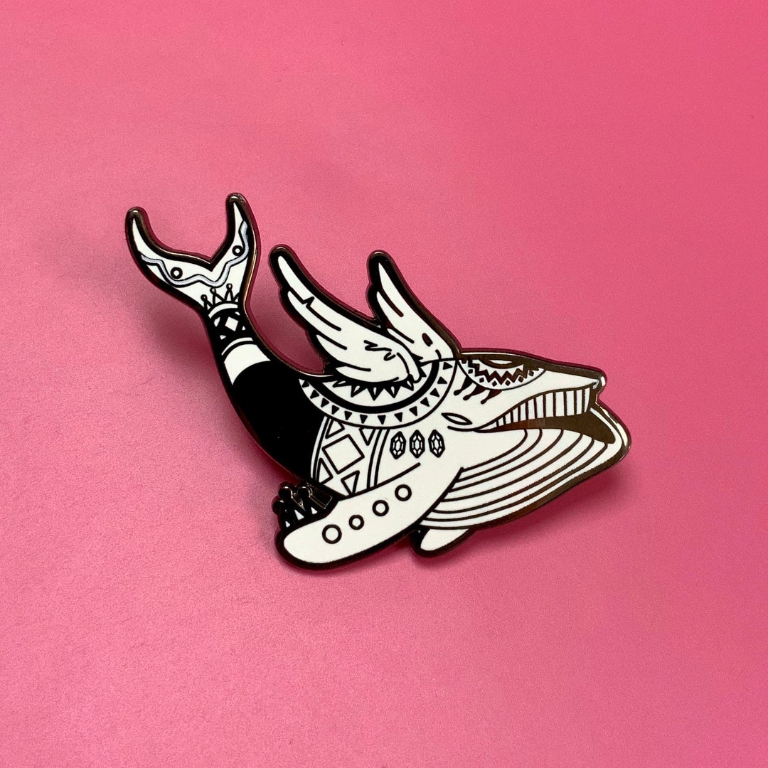 Wind Fish Hard Enamel Pin - Etsy